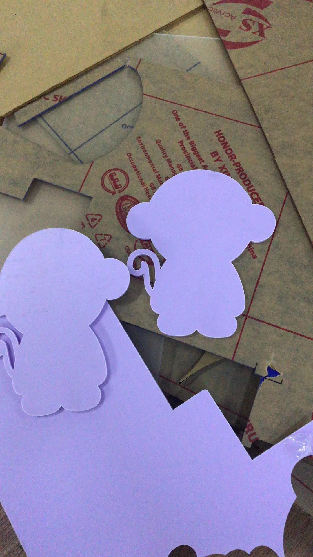 Custom Acrylic Invitation Display Stand Block Decoration Acrylic Craft ...