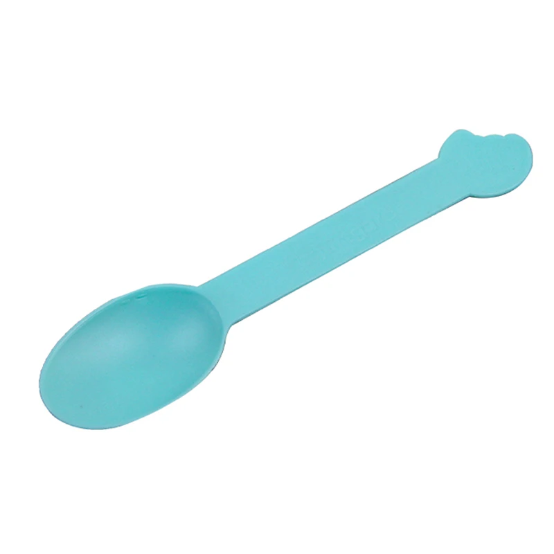 Blue Plastic Spoon Shop Ice Cream Spoon Dessert Spoon,Yogurt Spoon ...