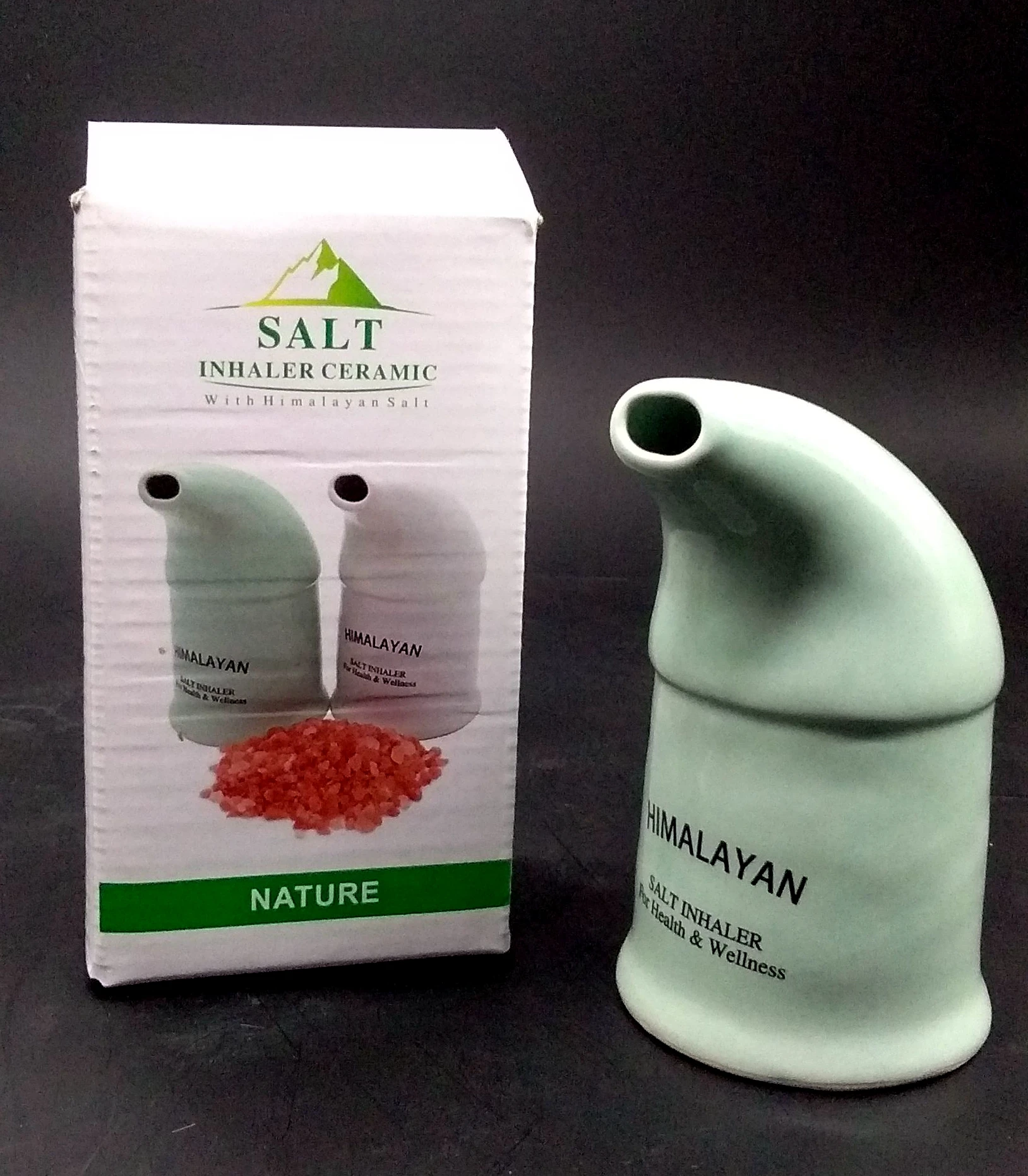 Refillable Ceramic Himalayan Salt Inhaler Salt Pipe Inhaler - Buy ...