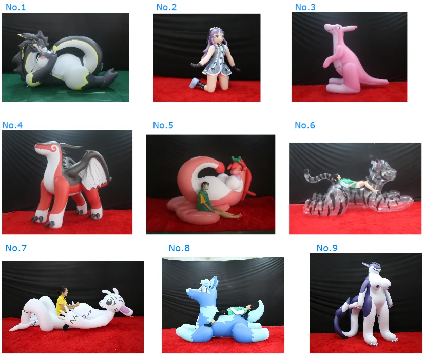 Inflatable Custom Glossy Shiny Purple Dragon - Perfect for Events