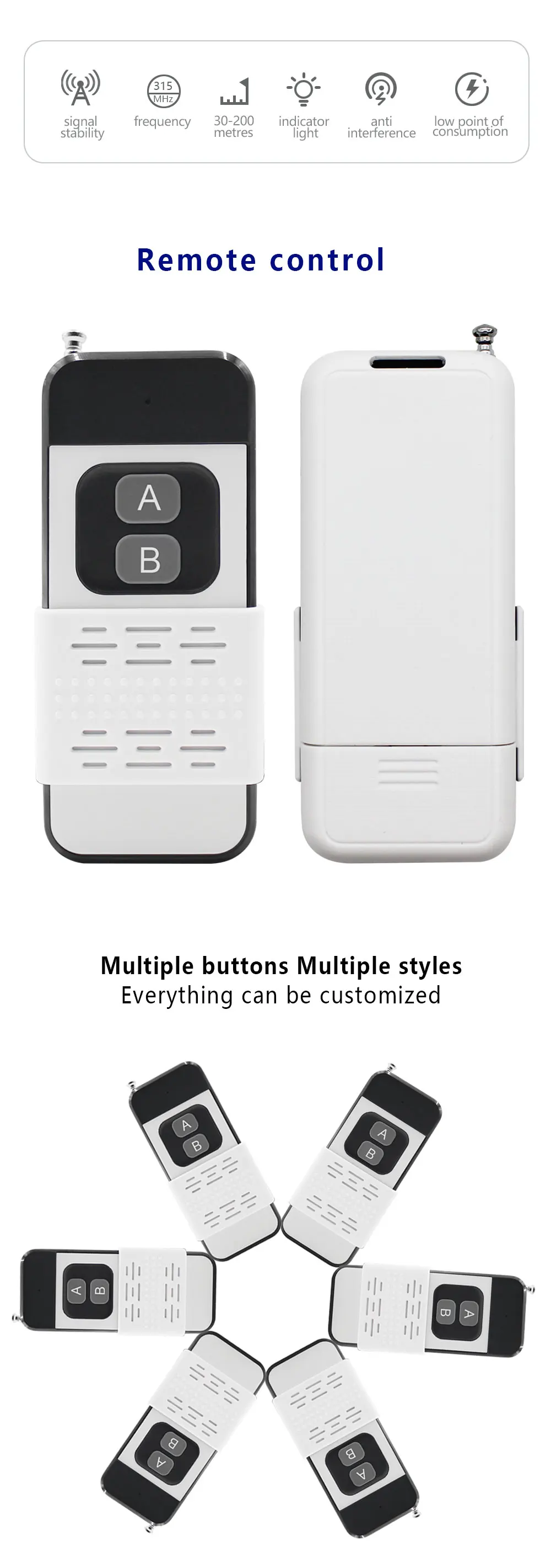 Dc12v-24v RC Switch - Smart Access Control Solutions