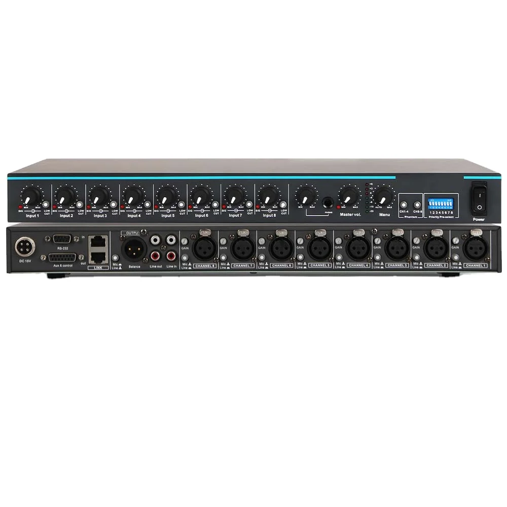 Factory Price Zh8 Professional Power Sequencer Mixer 8 Way For Audio ...