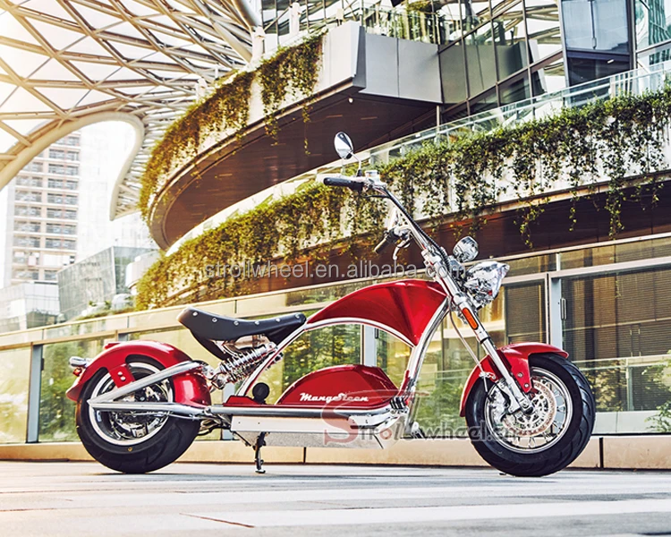 2 Wheel EEC Electric Motorcycle Chopper - 2000w-4000w Power