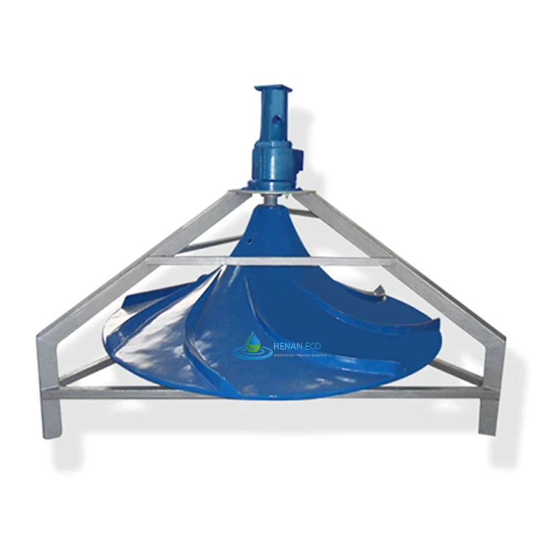 Low Speed Vertical Type Wastewater Hyperboloid Mixer For Water ...