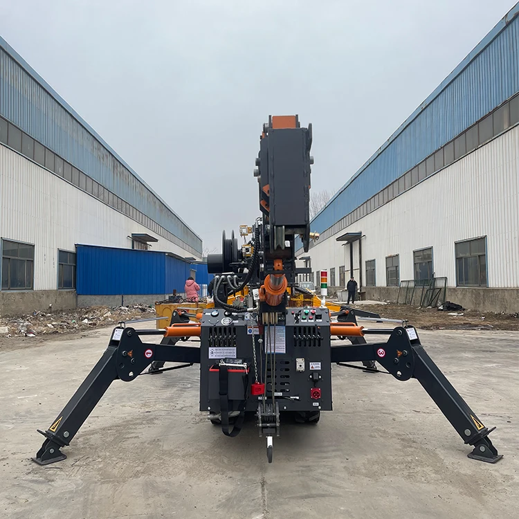 Diesel and Electric Spider Crawler Crane Mini Remote Controller Crane ...