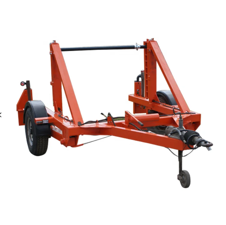 High Quality 3t/5t/8t/10t Cable Drum Trailer Cable Reel Trailer With Competitive Price - Buy ...