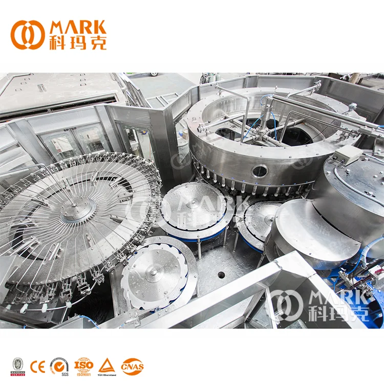 500ml Complete Water Plant Washing Bottling Capping Labeling Machinery ...