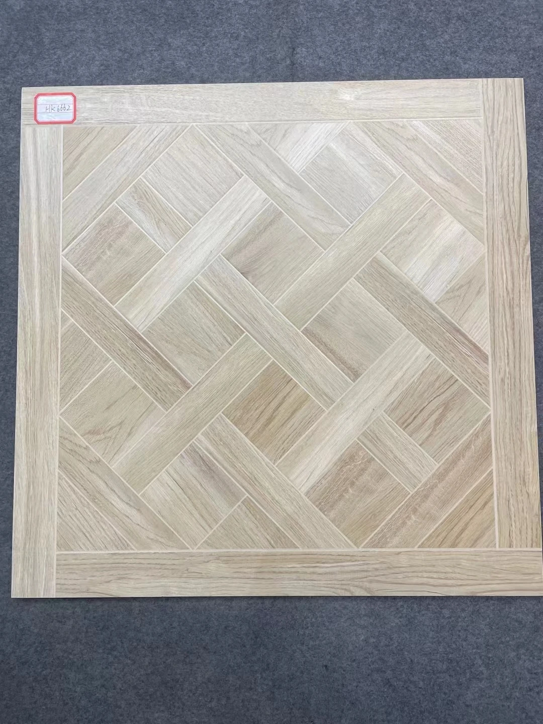 Original 600x600 Carved Glaze Wood Grain Micro-grind Tiles Modern Style ...