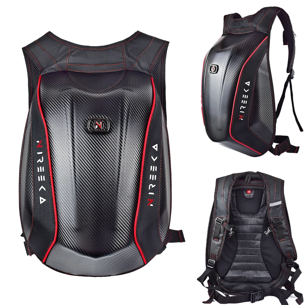 Motorcycle Backpack Carbon Fiber Motocross Racing Riding Outdoor Sports ...