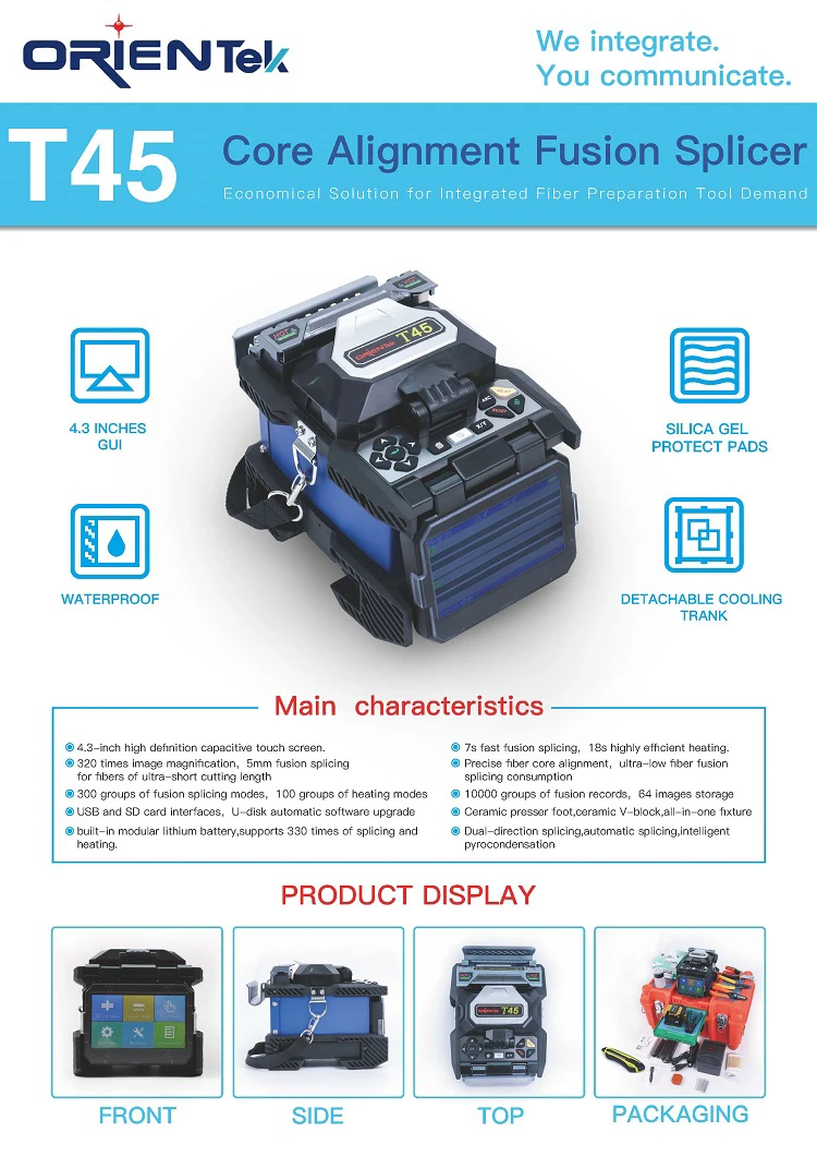 High Quality Optical Welding 4.3-inch Touch Screen Maquina De Fusao ...