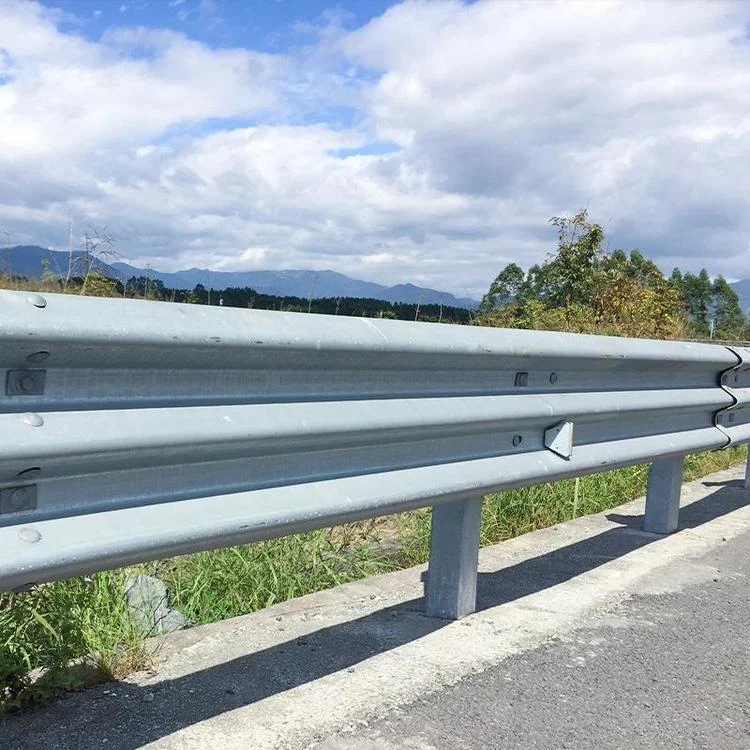 Customizable Steel Metal Roadway Guard Fence Crash Traffic Barrier ...