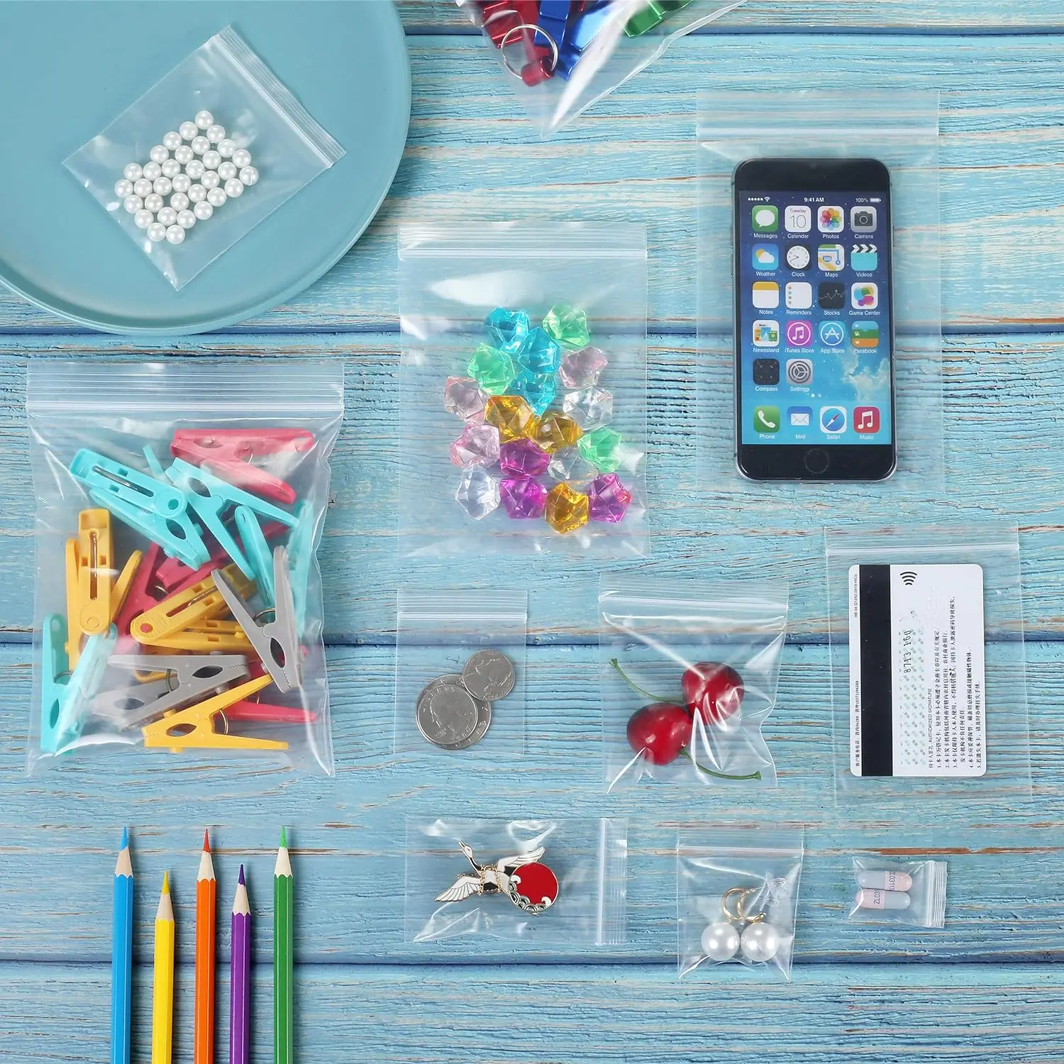 LDPE Mini Pocket 4 X 6 Cm Poly Plastic Zip Lock Bag with Zipper for ...