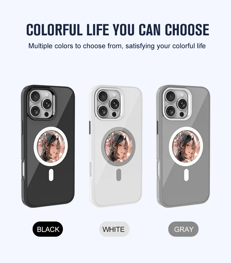 2026 Exclusive NFC DIY Picture ink Phone Case for iPhone 17 Pro Max ink ...