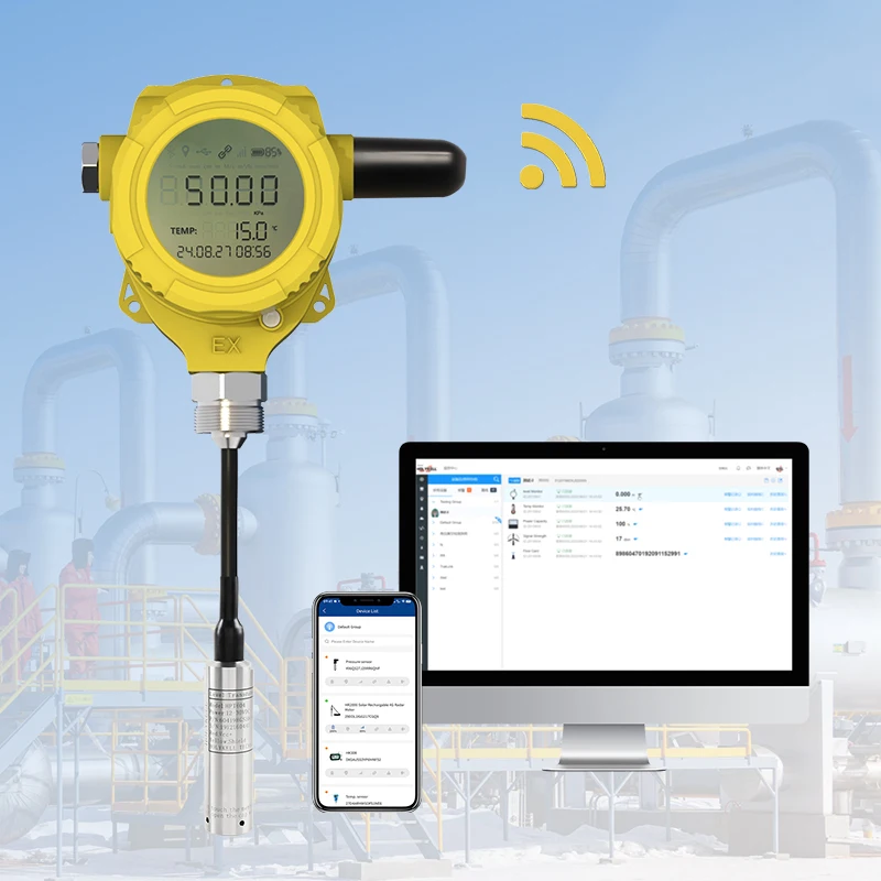 Holykell Remote Water Level Monitoring System Water Tank Level Sensor ...