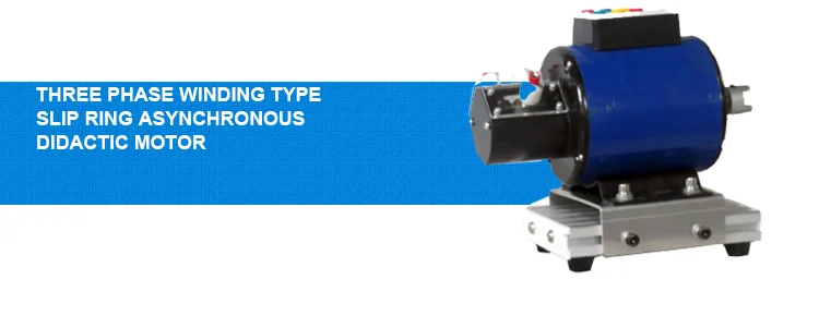 Three Phases Winding Type Slip Ring Asynchronous Didactic Motor ...