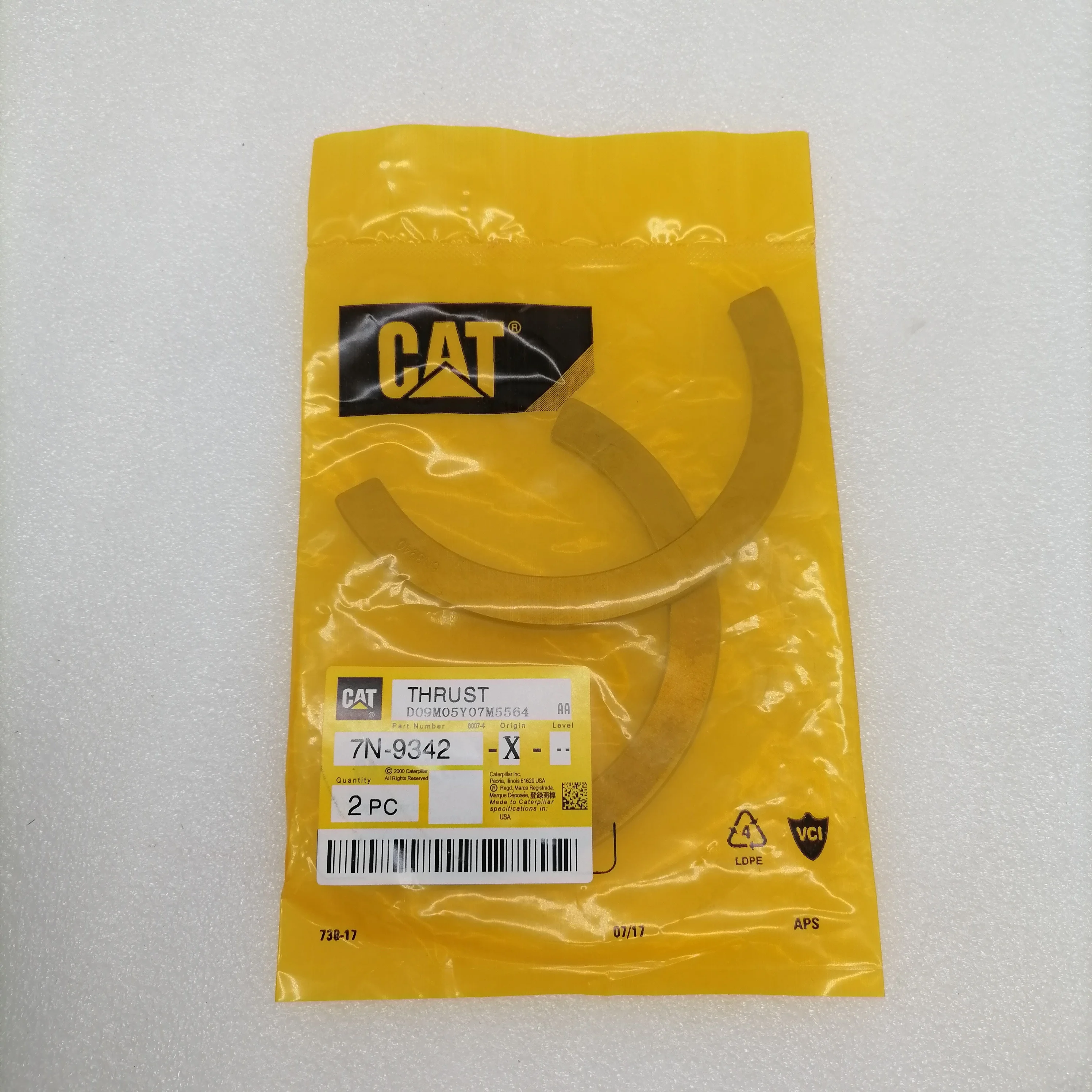 Cat Grader 120g 3304 3306 Engine Parts Diesel Engine Thrust Washer ...