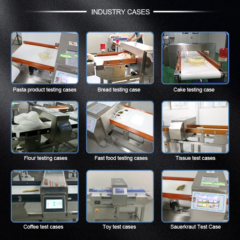 High Sensitivity Automatic Rejection Conveyor Belt Metal Machine For ...