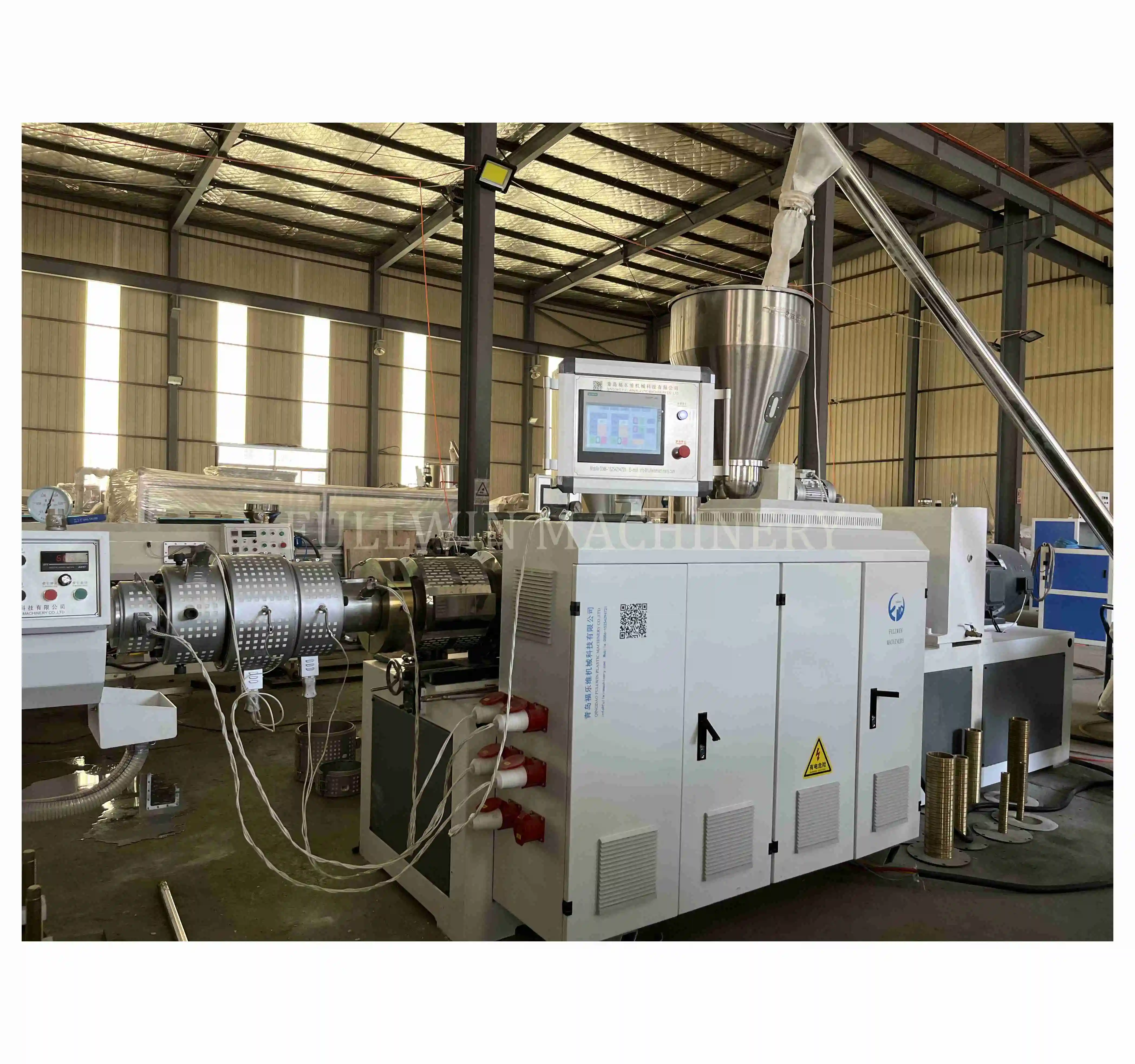 High Speed Plastic Pvc Pipe Extrusion Production Line Plastic Pipe ...