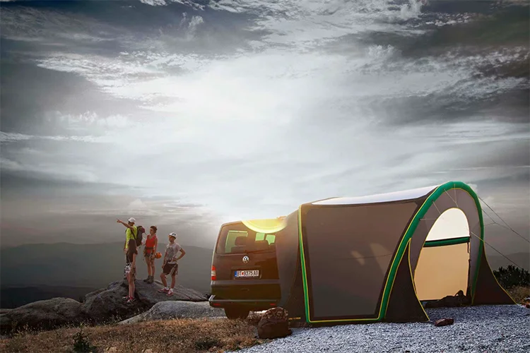New Design Inflatable Car Side Awning Car Tent Awning Camping Rear Tent ...