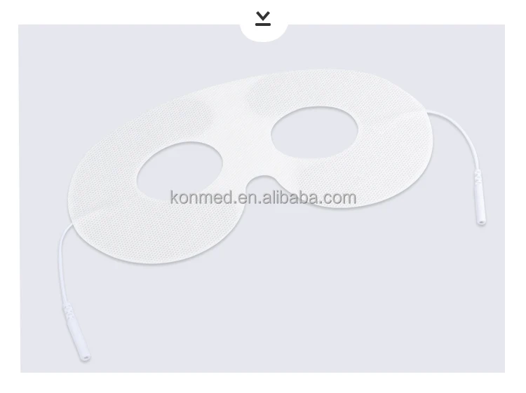 Dual Channel Adhesive Electrode Eyes Pads Tens Unit Muscle Stimulator ...