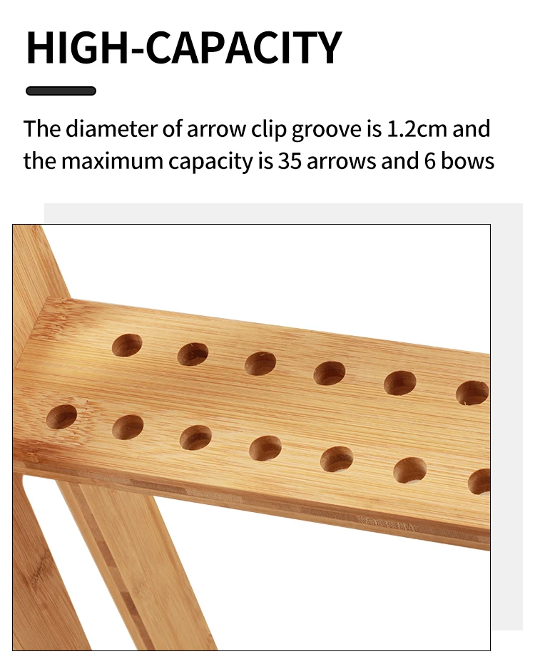 Bow Stand Archery Hall Wooden Traditional Recurve Compound Bow And ...