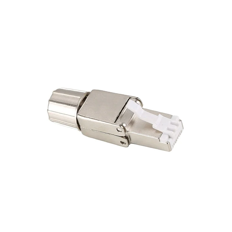 Rj45 Cat6a Shielded Tool-free Connector With Screw - Buy Rj45 Cat6 ...