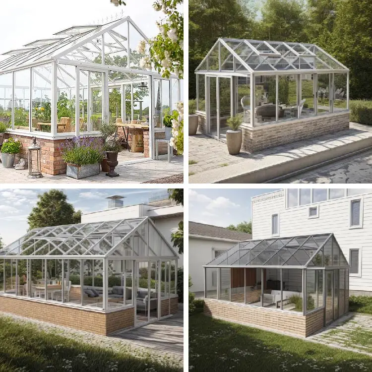 Movable Sunroom - Foldable Standalone Glass House