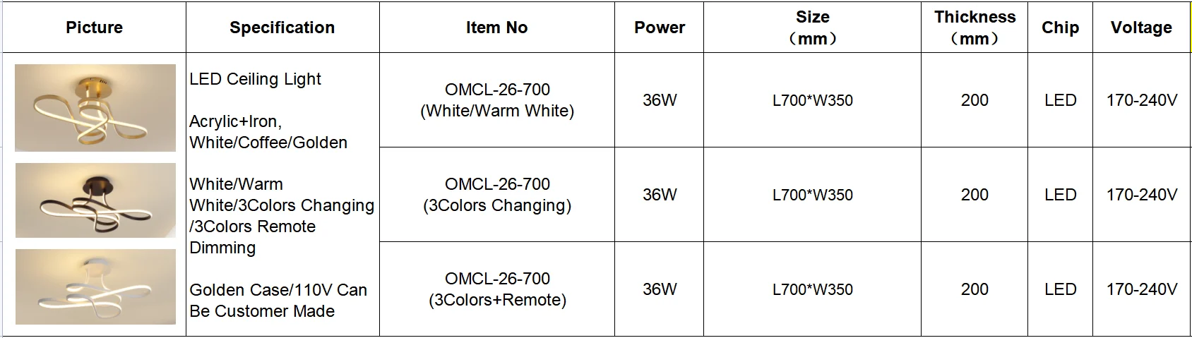 Modern LED Chandelier - Perfect for Living & Dining Rooms