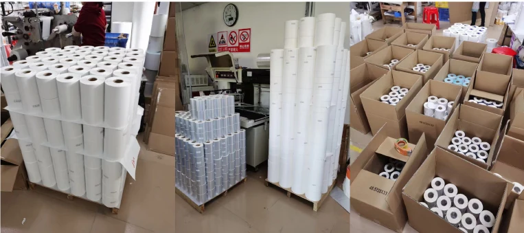 Custom Logo Circle Packaging Sticker Printing Vinyl Waterproof Food ...