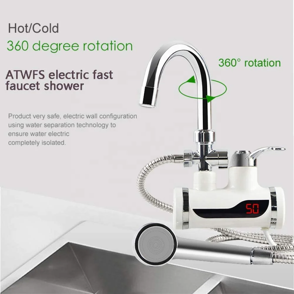 BOOMING Electric Heating Water Faucet - Instant & Efficient