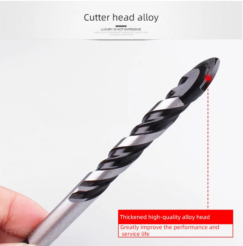 10pcs Multifunctional Triangle Diamond Drill Set 3-12mm Glass Metal ...