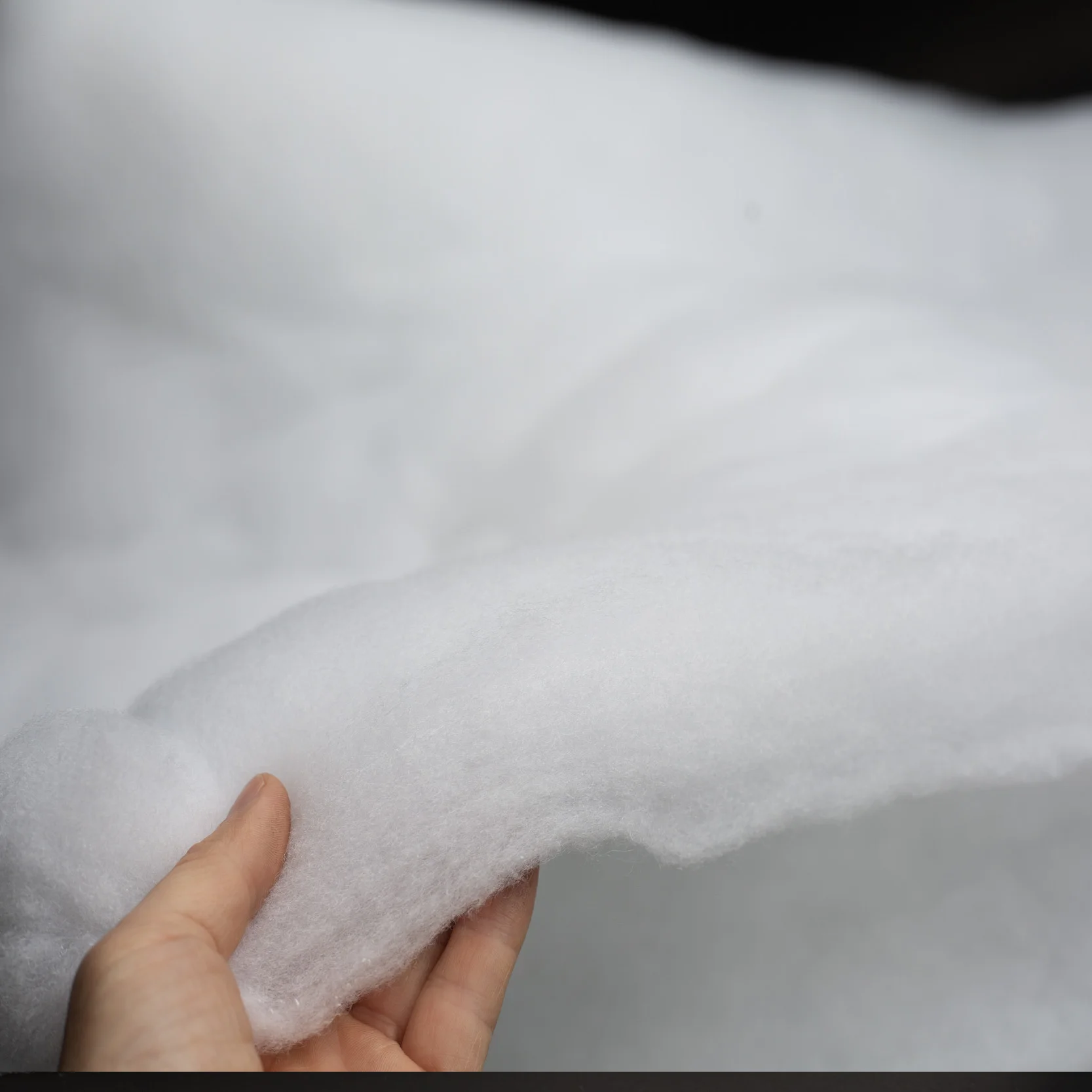 Polyester Wadding Fiber 200gsm High Loft Washable Thermal Bonded ...