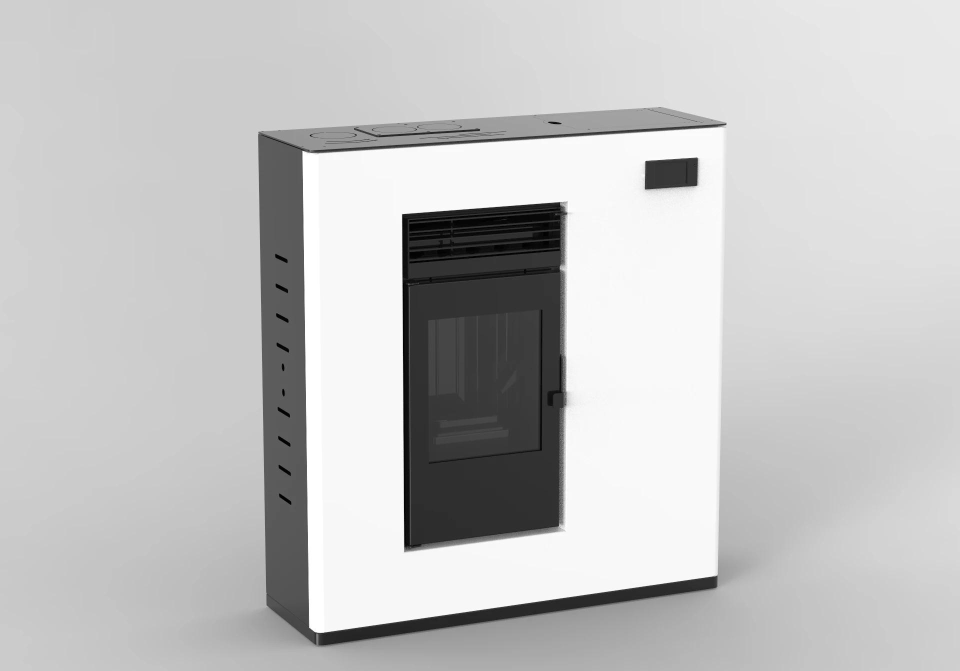 12kw Ducted Freestanding Biomass Wood Pellet Stove With Remote Control ...