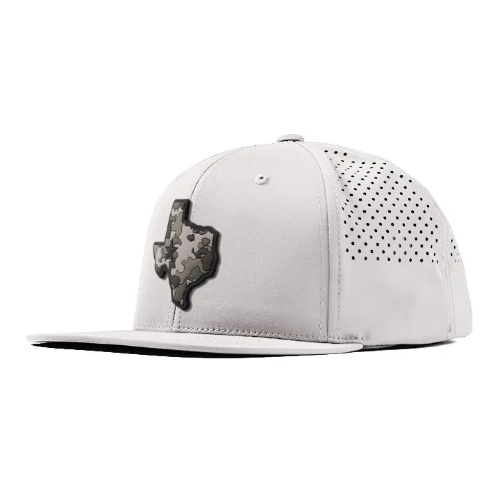 Custom 6 Panel Rubber PVC Logo Waterproof Laser Cut Drilled Hole ...