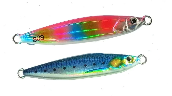 New 40g 60g Rattle Sound Luminous Metal Jigging Lure Long Casting ...