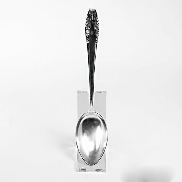 Custom Free Standing Clear Acrylic Spoon Display Holder Acrylic Single ...