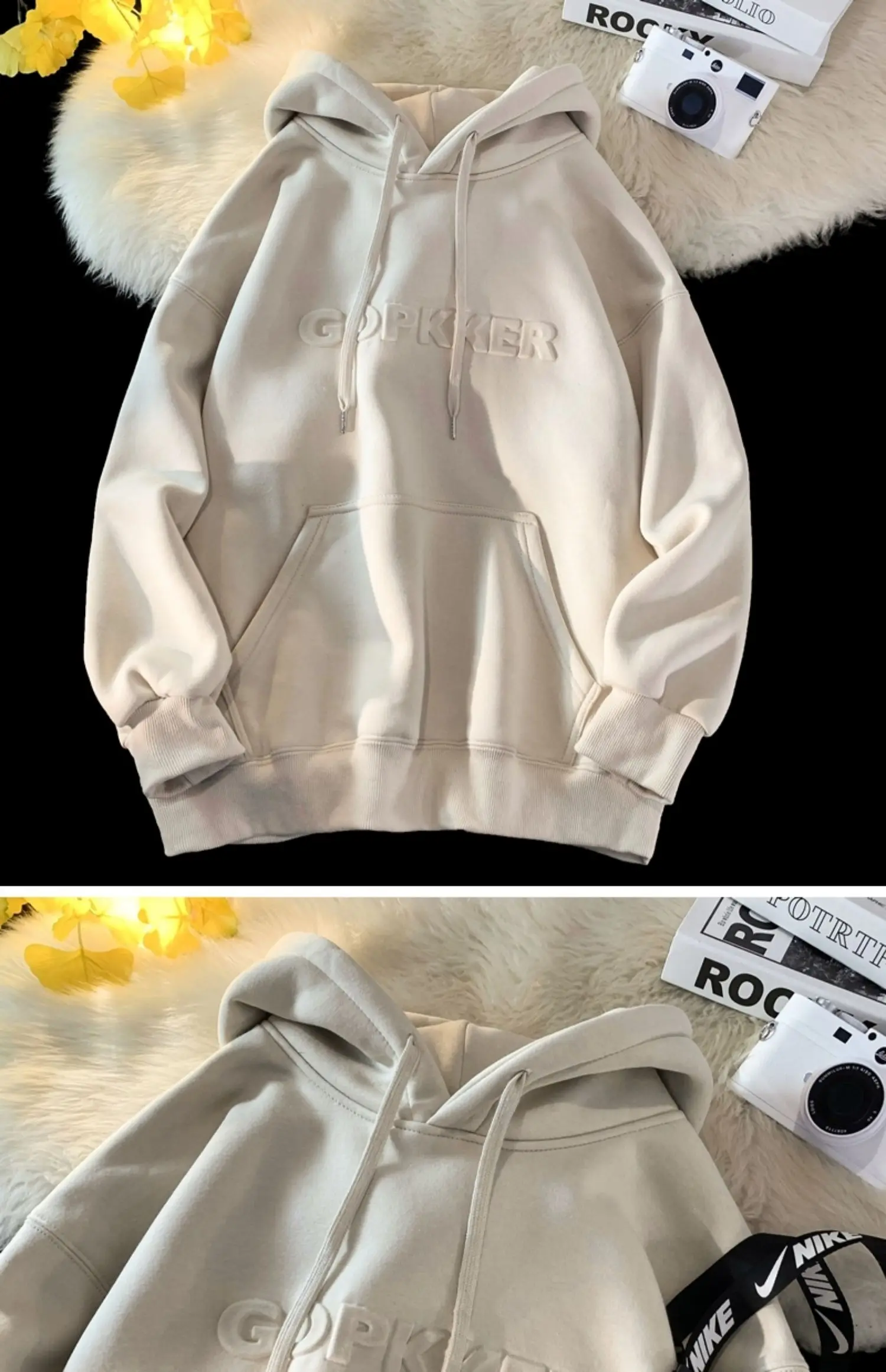 Heavyweight Oem High Quality Custom 3d Cotton Oversized Embossed Hoodie ...