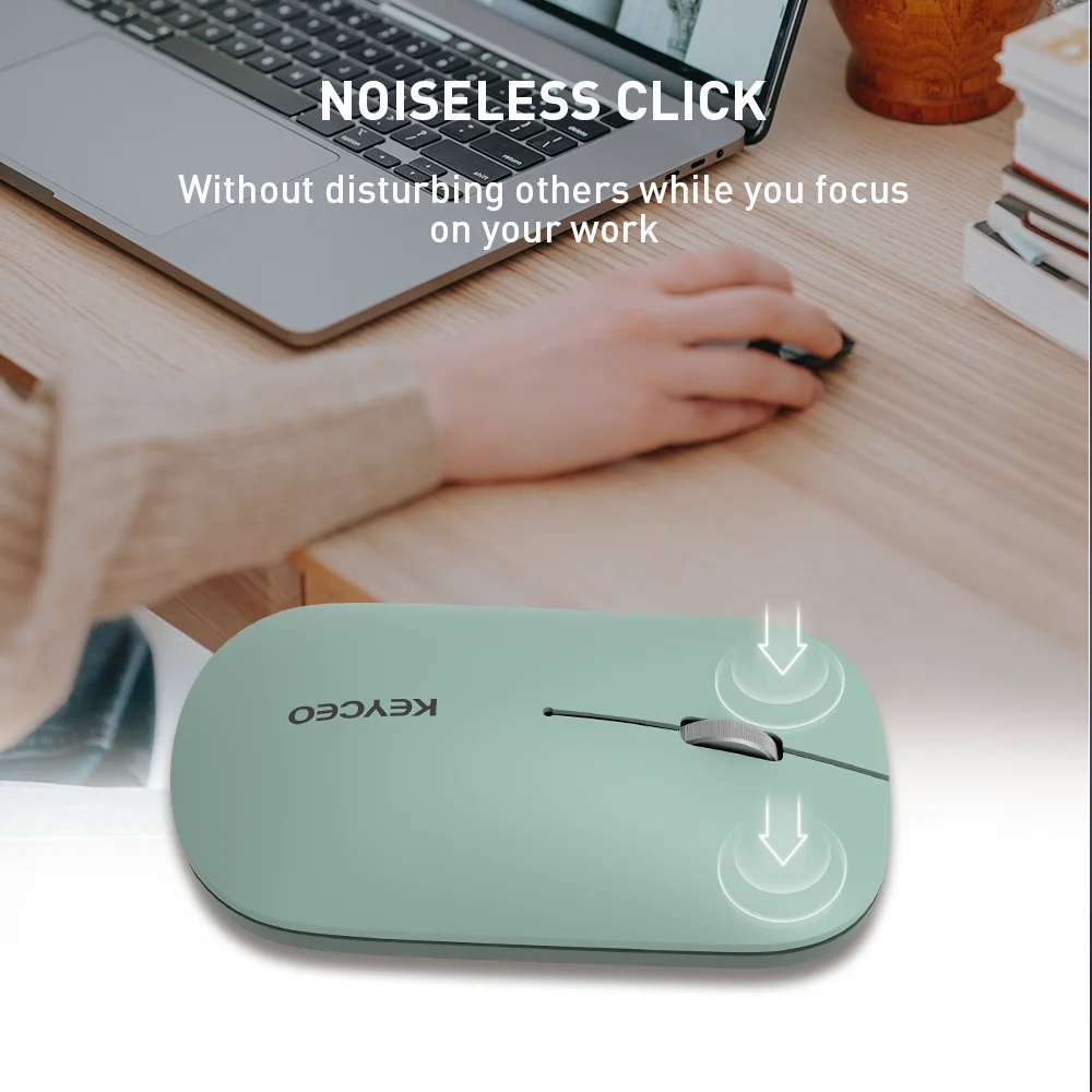 2.4G Mouse Wireless bluetooth Ergonomic Office Mouse Rechargeable ...