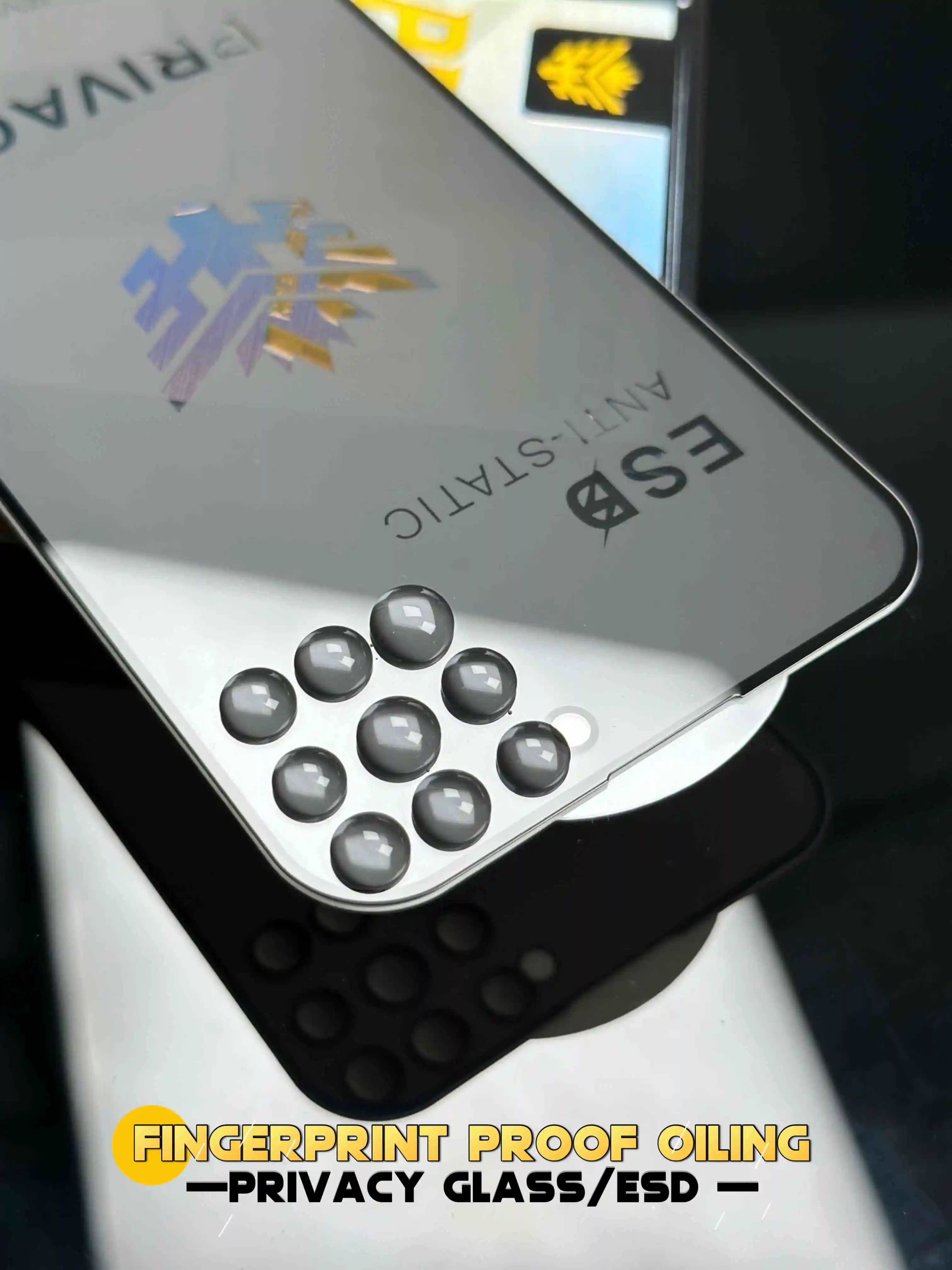 Anti-static Privacy Screen Protector for iphone 14 13 12 11 Privacy ...