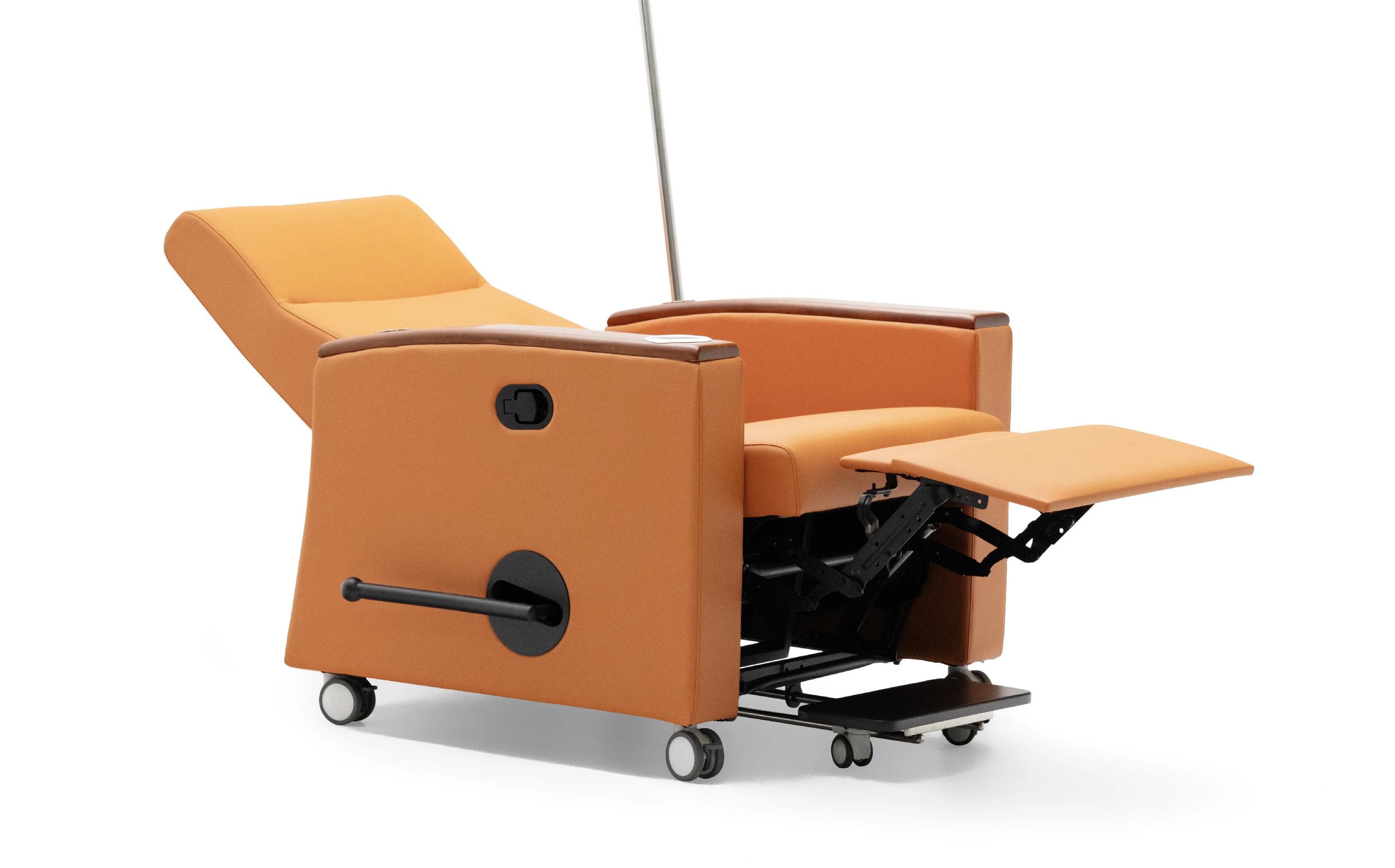 Customized Hospital Seating Solution with IV Pole