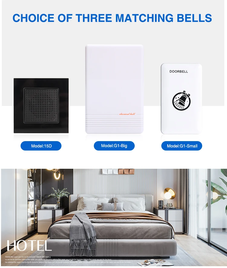 Smart LED Door Sign with Metal Frame - Hotel Electronic Doorplate