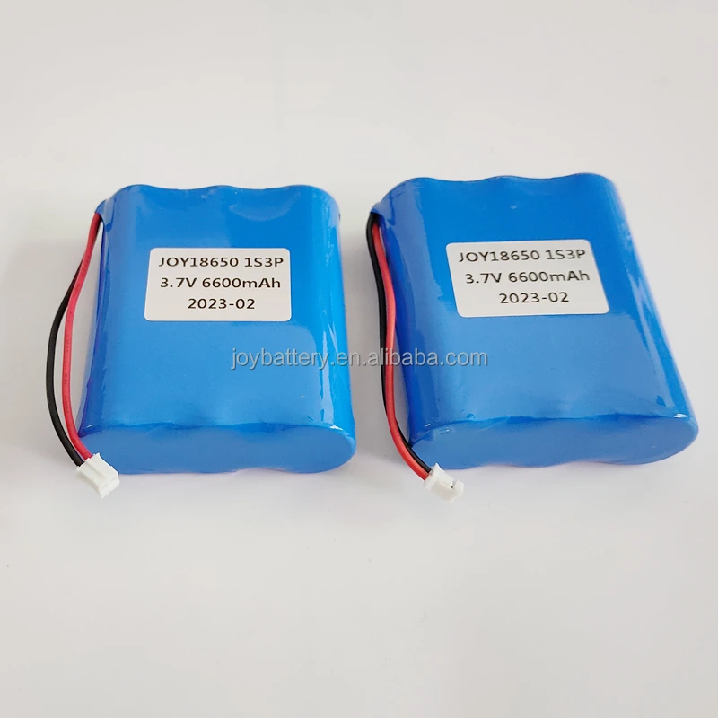 3.7v 6600mah 18650 3p Li-ion Lithium Rechargeable Battery Pack With Pcb ...