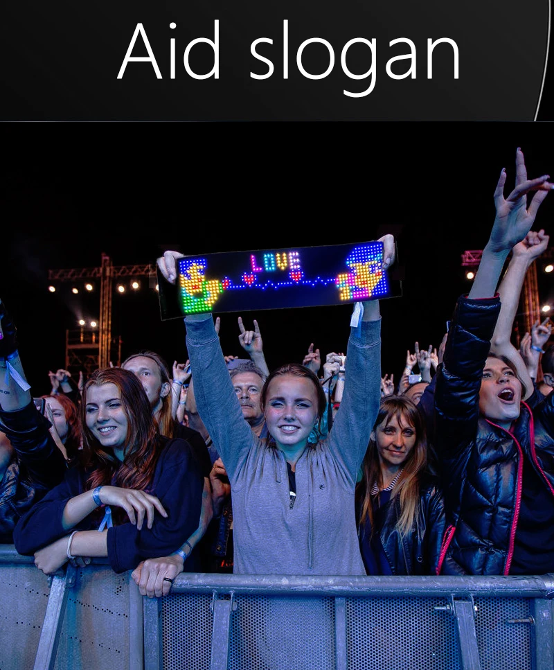 Programmable LED Sign for Car - Flexible Message Display