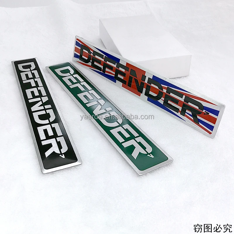 Defender Car Hood Label Trunk Modification Stickers Land Rover Defender ...