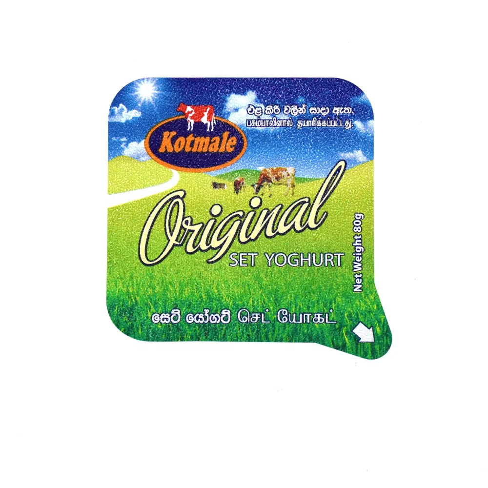 Luckytime Custom Food Grade Yogurt And Milk Aluminum Foil Bottle Cap ...