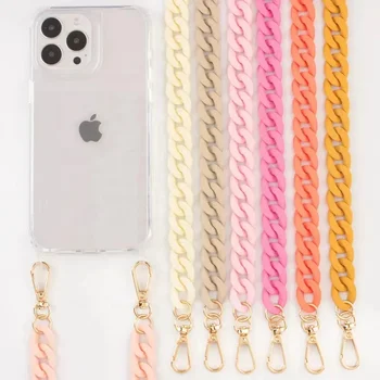Hot Selling Creative Handmade Acrylic Phone Chain Crossbody Mobile ...