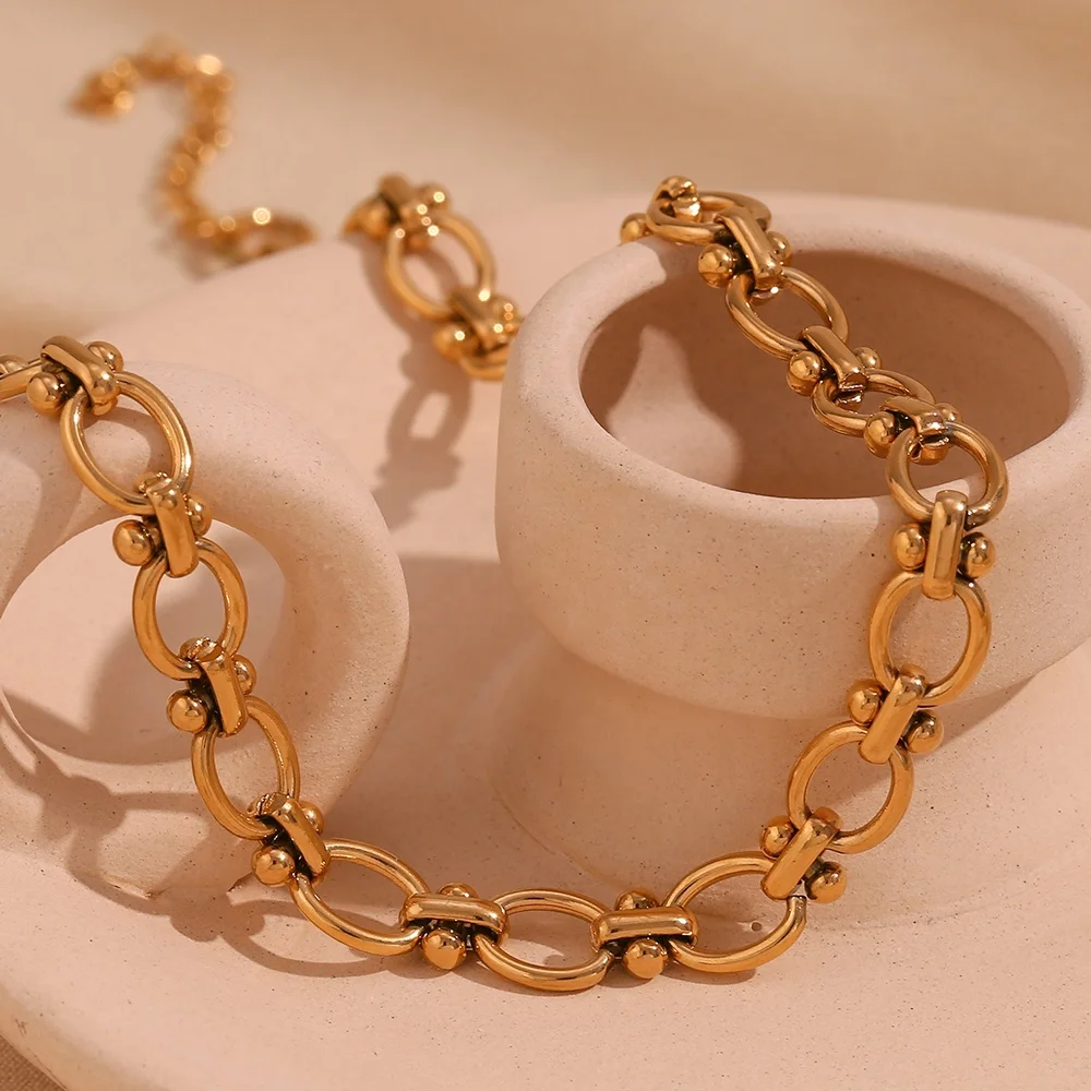 Dreamshow Waterproof Chain Necklace - 18K Gold Plated