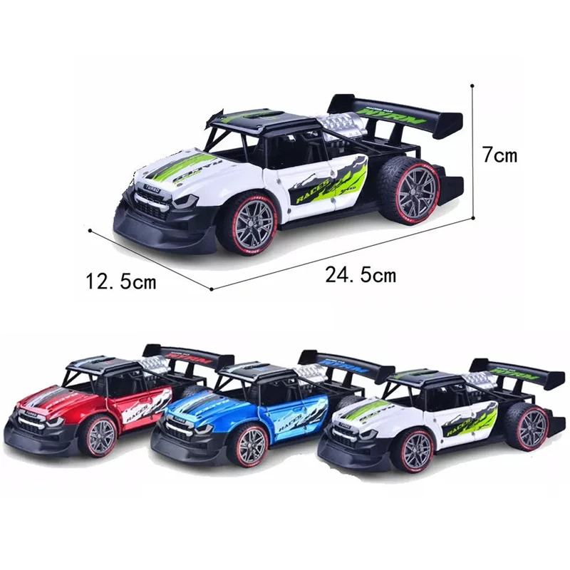 Kids Remote Control Drifting Car Toy 2.4g Alloy Rc Spray Racing Vehicle ...