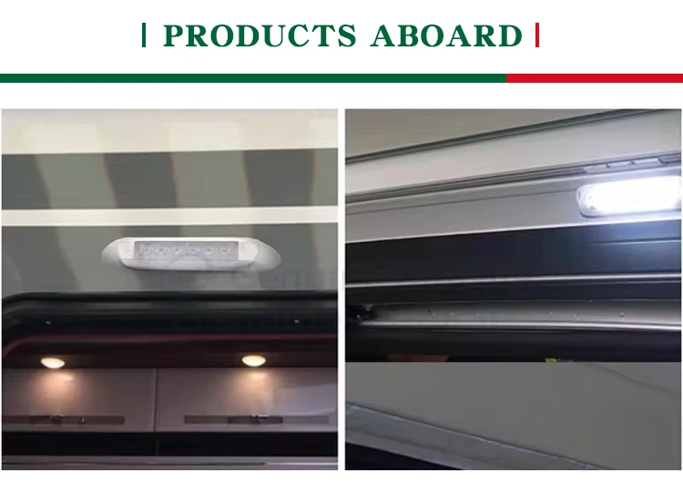 Genuine Vehicle 12v Rv Led Exterior Wall Porch Lamp Roof Light Trailer ...