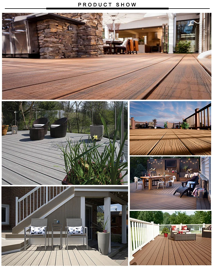 Latest Design Wpc Plastic Composite Stairs Step Tiles Water Resistant ...